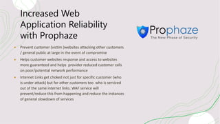 Prophaze WAF 3.0 As A Service | PPT