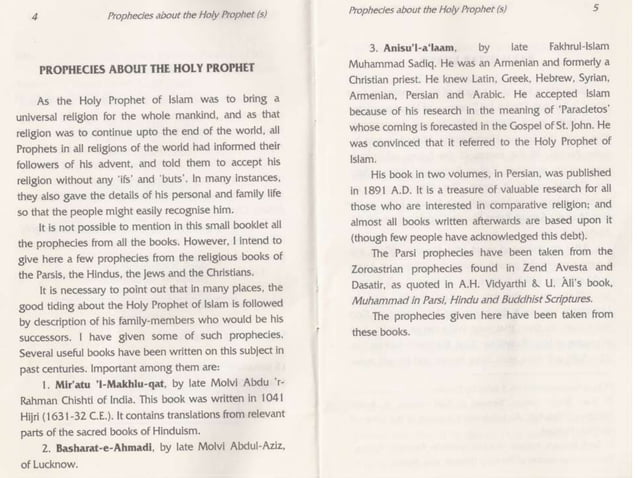 Prophecy of Holy Prophet of Islam | PPT
