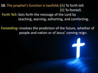 Prophecy and its purpose in god's plan | PPTX