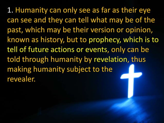Prophecy and its purpose in god's plan | PPTX | Christianity | Religion ...