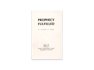 Prophecy fulfilled | PPTX