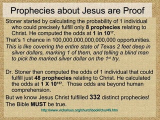 Prophecy fulfilled probability | PPT