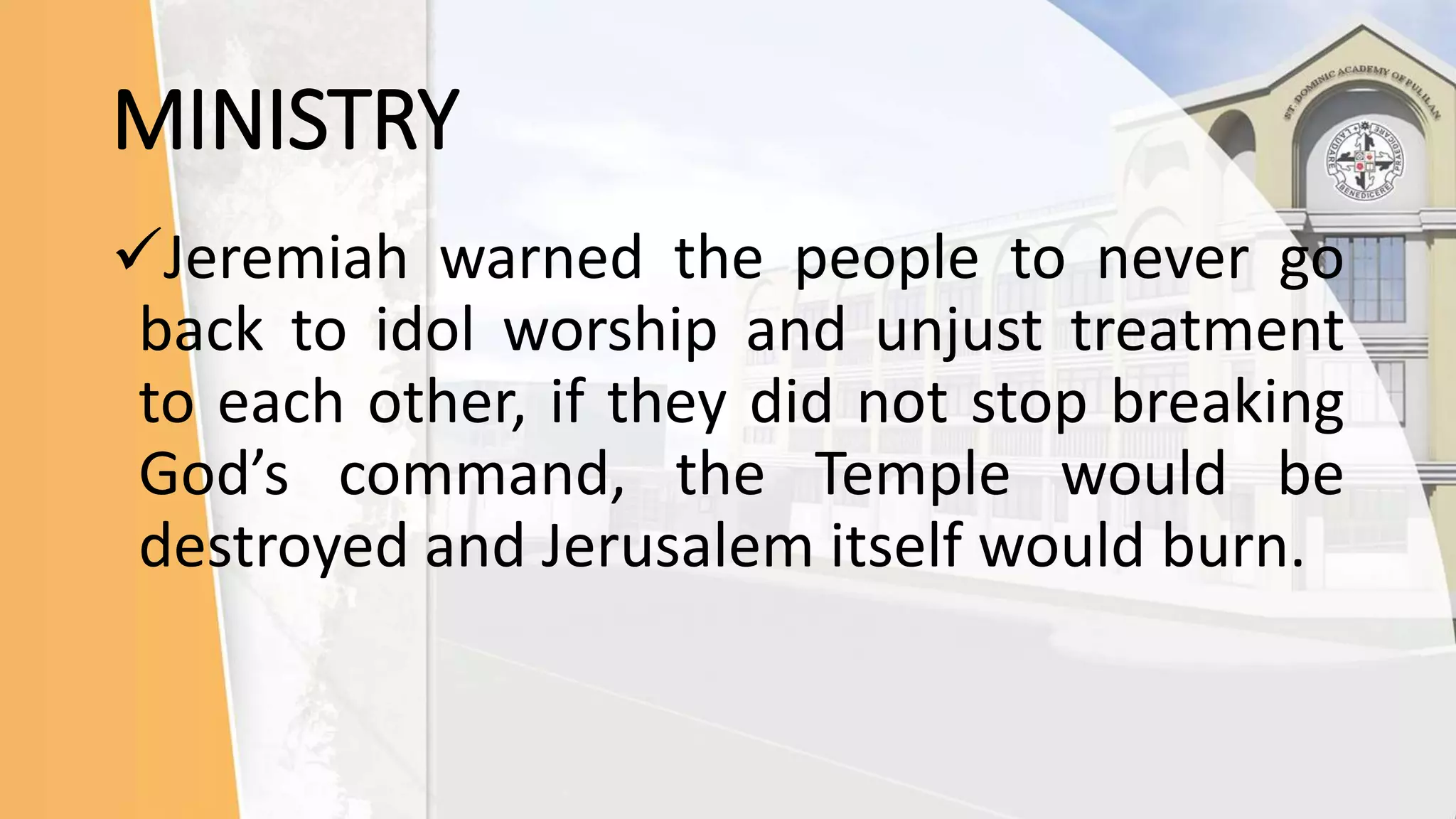 Major and Minor Prophets | PPTX