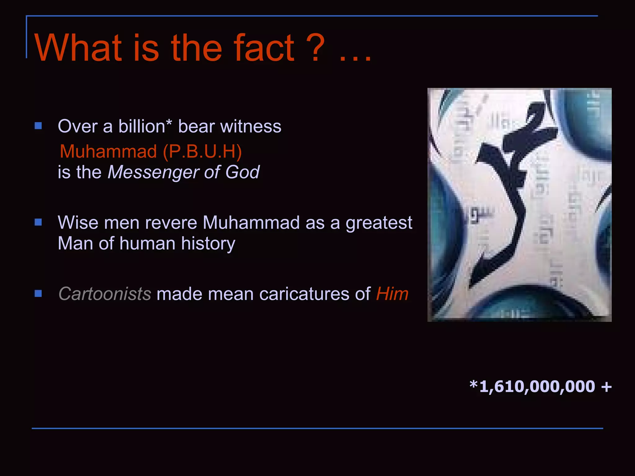 Prophet Muhammad (PBUH) | PPT