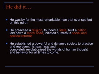 Prophet Muhammad (PBUH) | PPT