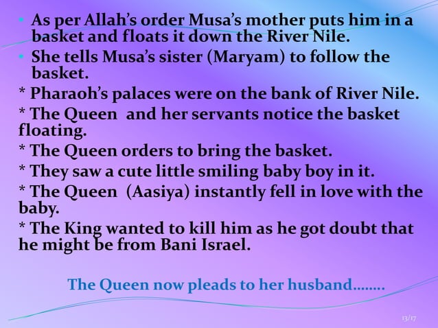 prophet-musaAS pptx powerpoint presntation and full ppt | PPT