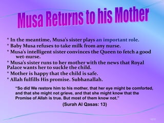 prophet-musaAS pptx powerpoint presntation and full ppt | PPT