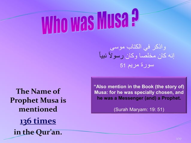 prophet-musaAS pptx powerpoint presntation and full ppt | PPT