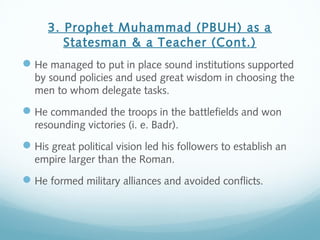 Prophet.presentation (2) | PPT | Islam | Religion & Spirituality
