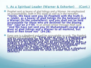 Prophet.presentation (2) | PPT | Islam | Religion & Spirituality