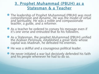 Prophet.presentation (2) | PPT | Islam | Religion & Spirituality