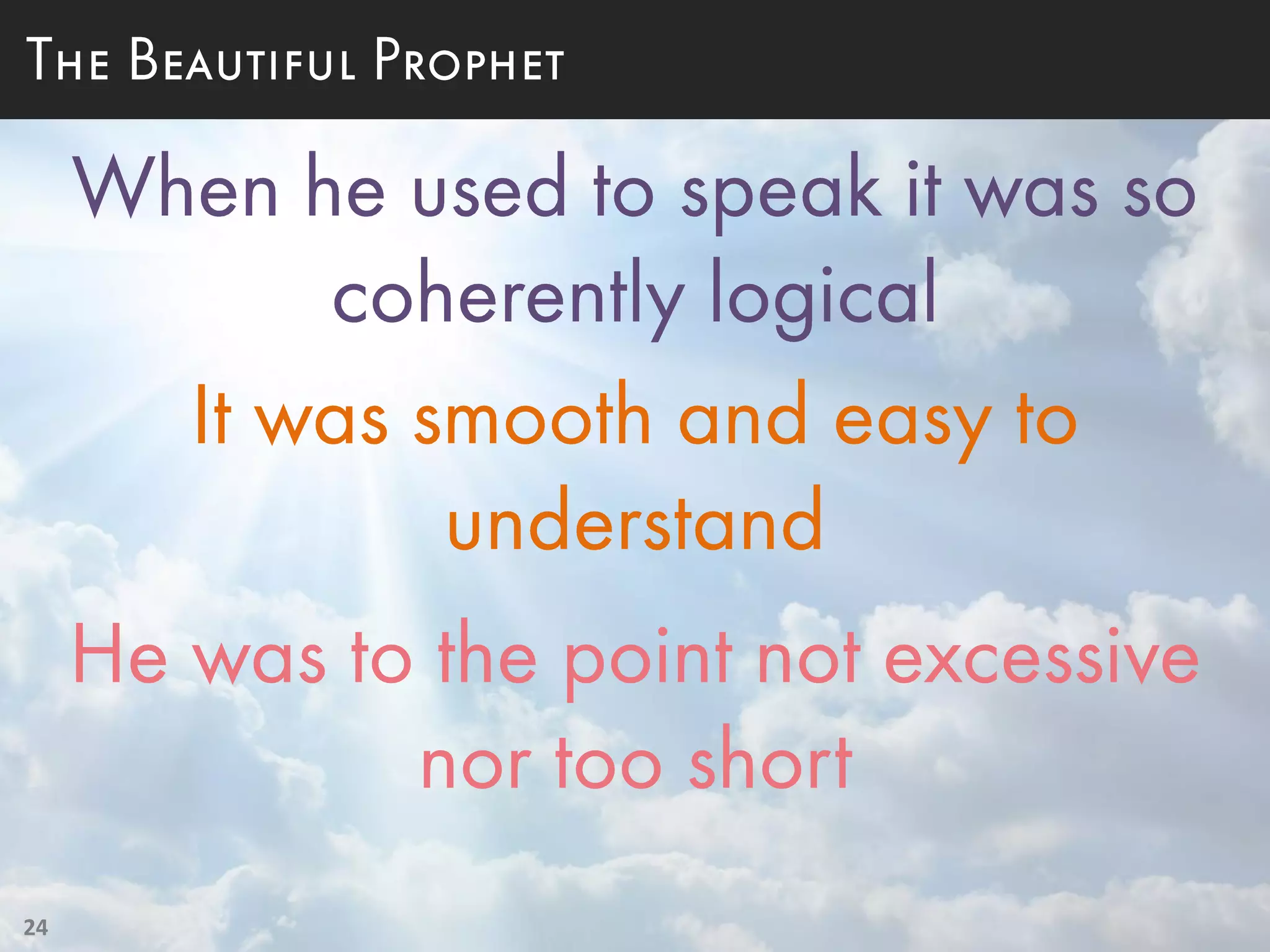 Prophet Muhammad (peace be upon him) - The Ultimate Role Model | PPT