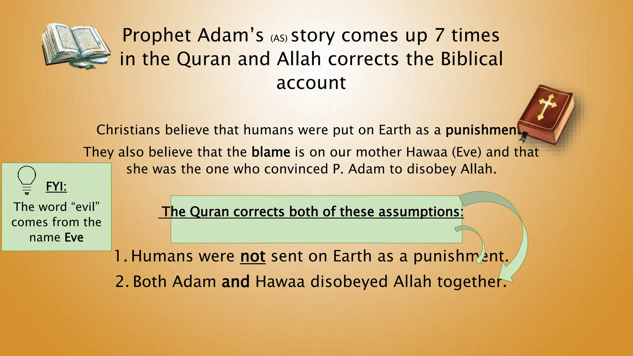 Prophet Adam and the creation of humans | PPTX | Islam | Religion & Spirituality