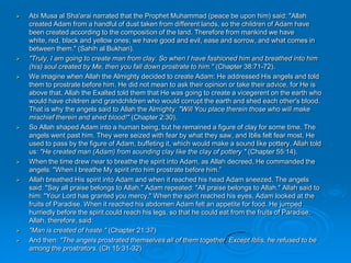 Prophet Adam (Pbuh) | PPSX