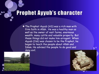 Prophet Ayub | PPTX