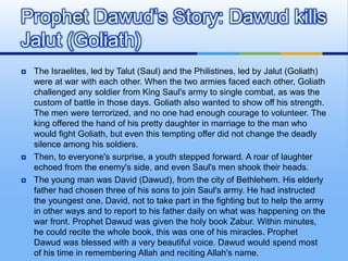 Prophet dawud | PPT