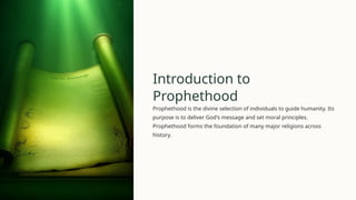 Prophet hood of Muhammad pb uh and islam | PPTX