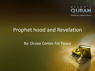 Prophet hood and_revelation2 | PPTX | Christianity | Religion ...