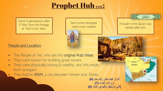 Prophet Hud and the People of A'ad- Powerpoint Presentation | PPTX