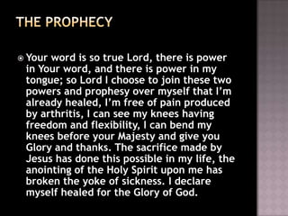 Prophetic activation # 1 | PPTX