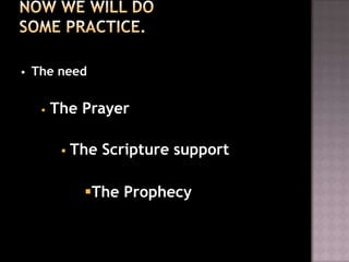 Prophetic activation # 1 | PPTX