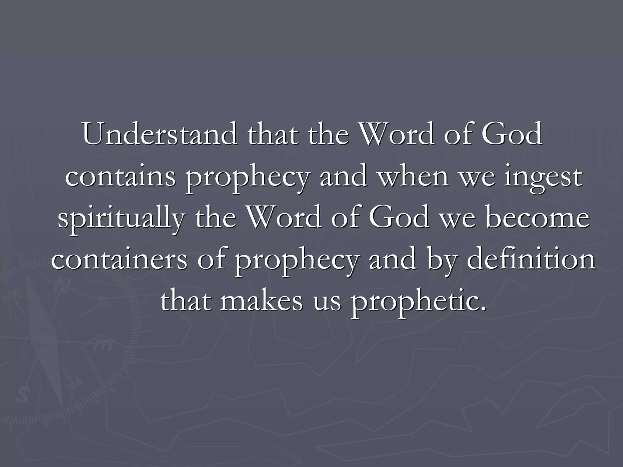 Understanding the Prophetic Atmosphere | PPTX
