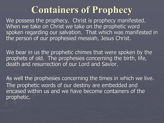 Understanding the Prophetic Atmosphere | PPTX