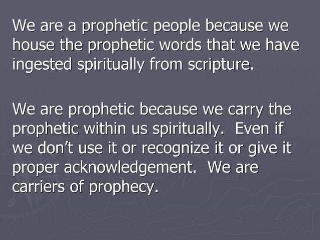 Understanding the Prophetic Atmosphere | PPTX