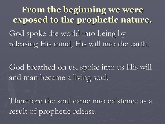 Understanding the Prophetic Atmosphere | PPTX
