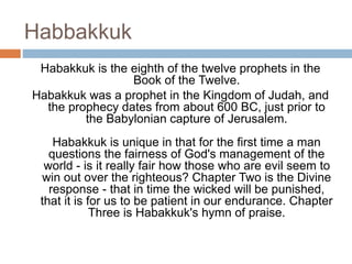 Prophetic Books of the Bible | PPTX