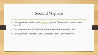 Prophetic history : Hijrah | PPTX