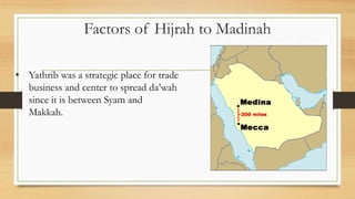 Prophetic history : Hijrah | PPTX