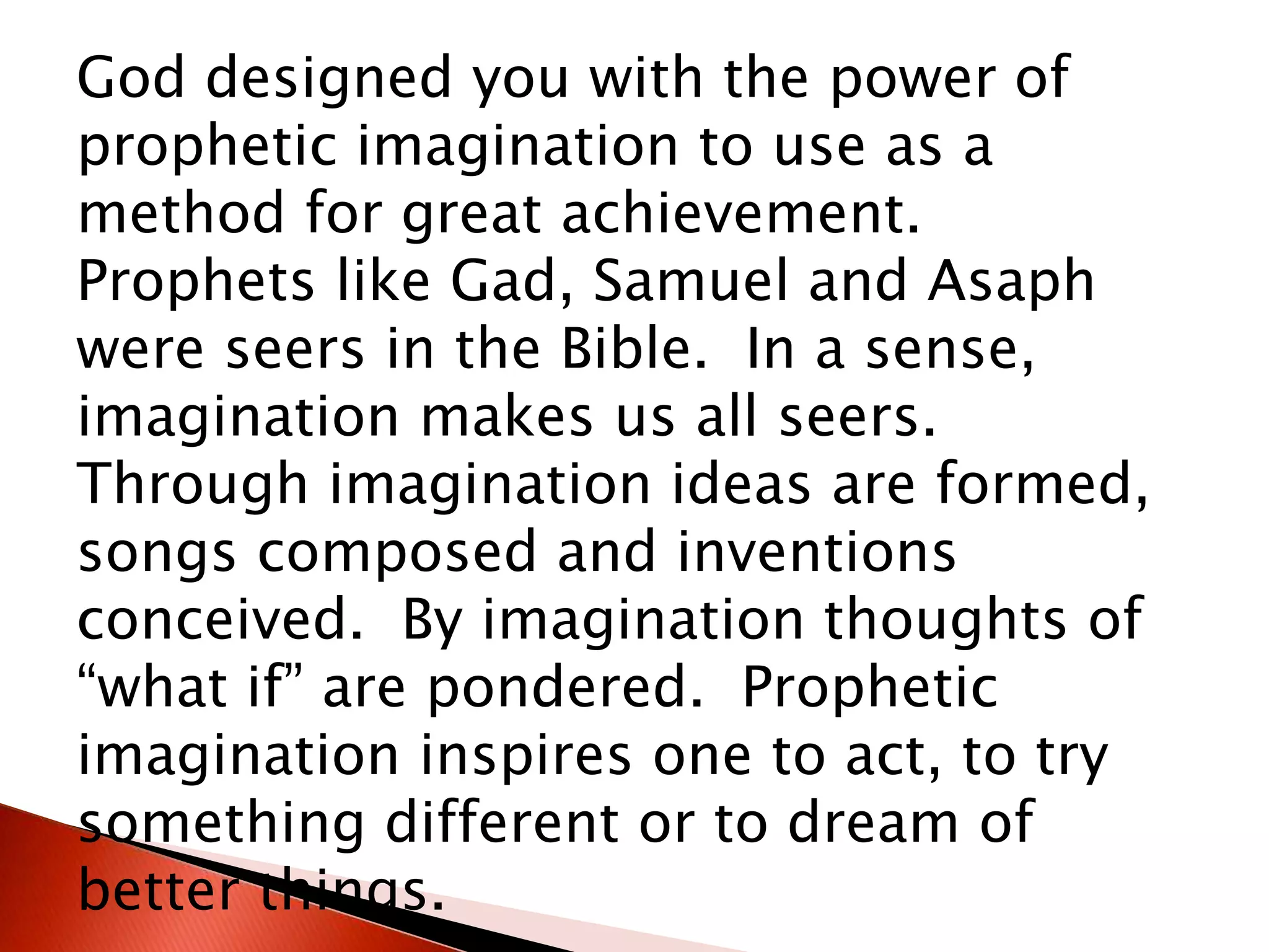Prophetic imagination | PPTX