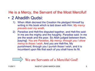 Prophetic Legacy of Mercy | PPT