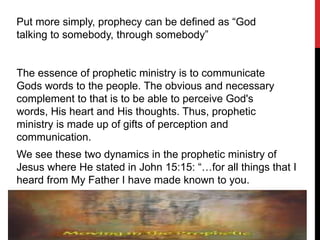 Introduction to the Prophetic Ministry | PPTX