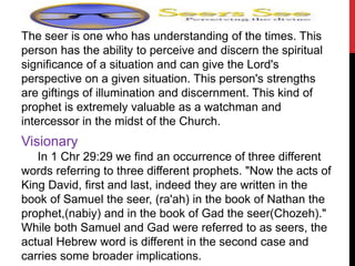 Introduction to the Prophetic Ministry | PPTX