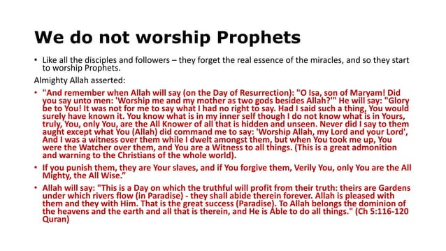 Prophet isa ibn maryam | PPTX | Christianity | Religion & Spirituality