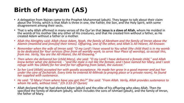 Prophet isa ibn maryam | PPTX | Christianity | Religion & Spirituality