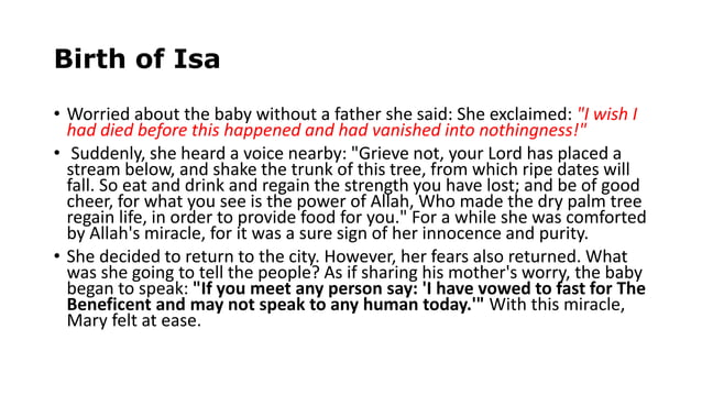 Prophet isa ibn maryam | PPTX | Christianity | Religion & Spirituality