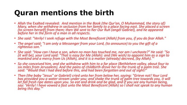 Prophet isa ibn maryam | PPTX | Christianity | Religion & Spirituality