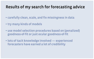 Automatic Forecasting at Scale | PPT