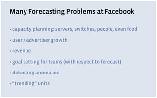 Automatic Forecasting at Scale | PPT