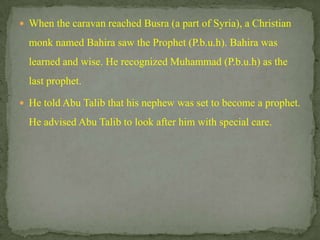 Prophet muhammad | PPTX