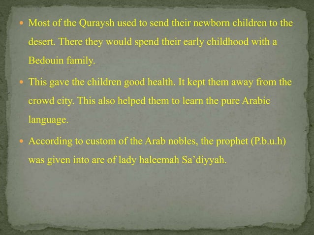 Prophet muhammad | PPT