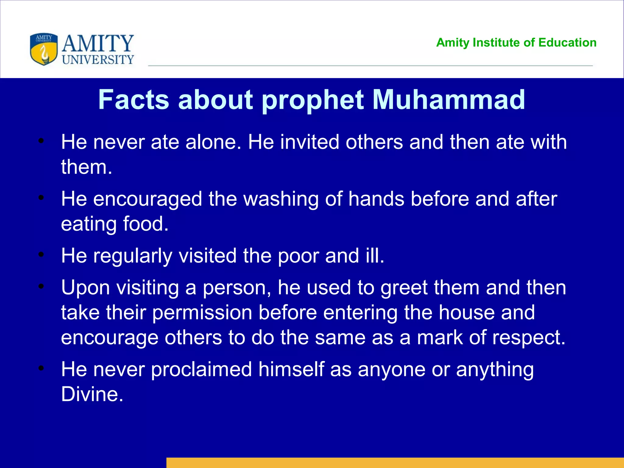 Prophet muhammad | PPT
