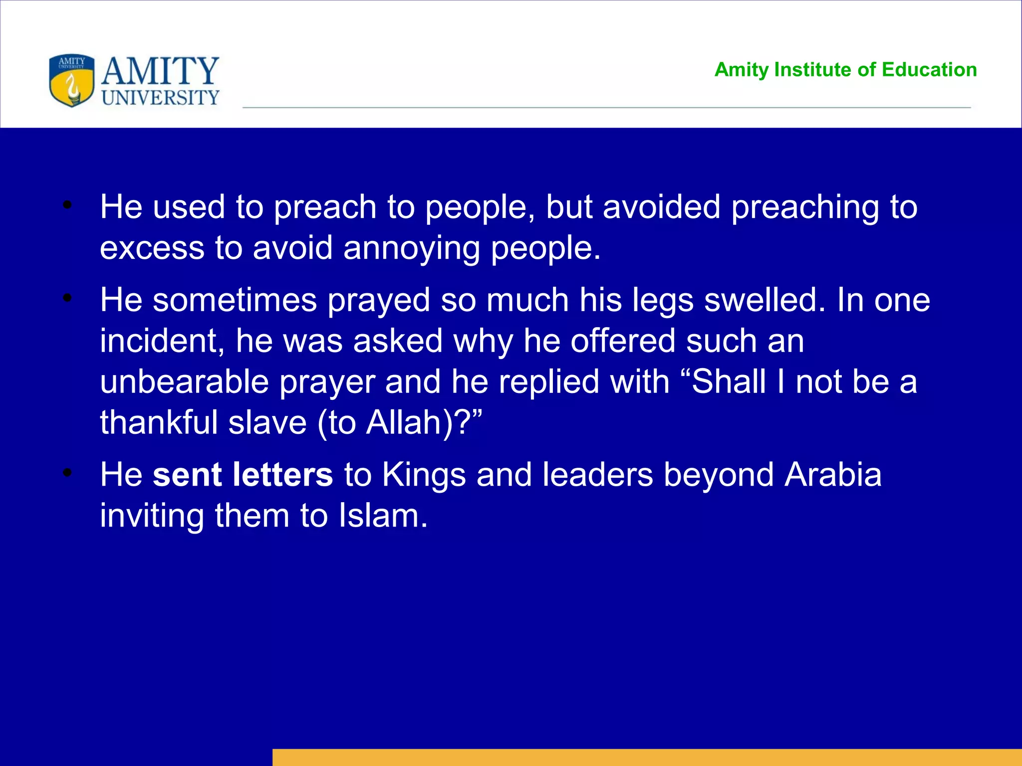 Prophet muhammad | PPT