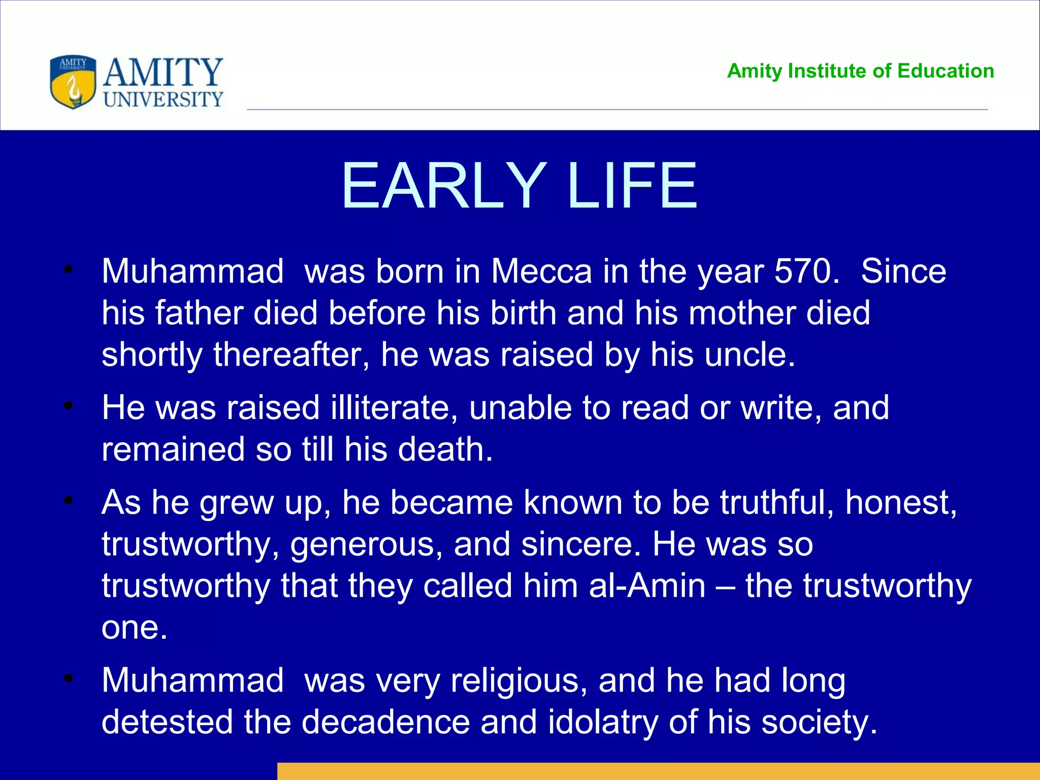 Prophet muhammad | PPT