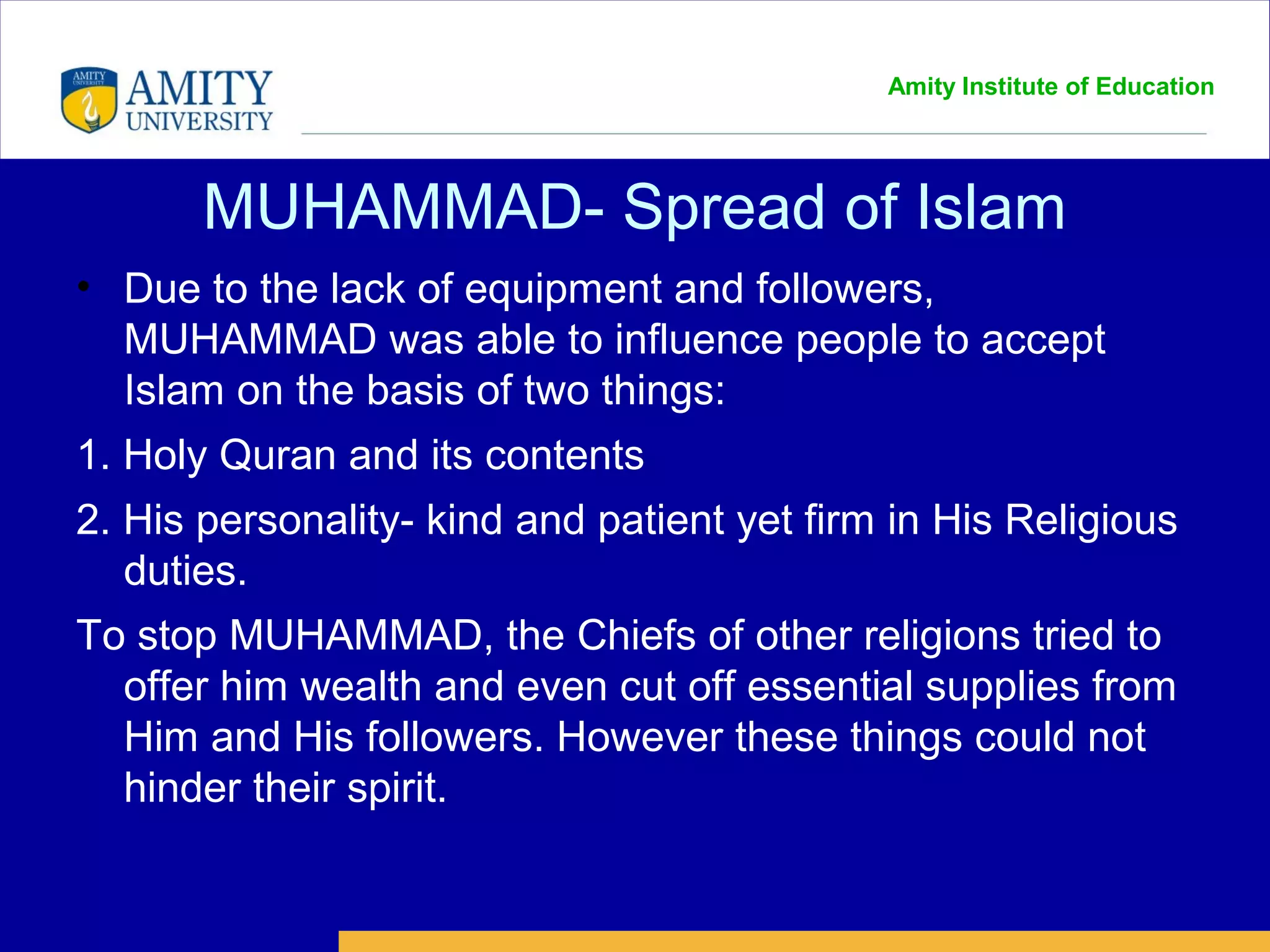 Prophet muhammad | PPT
