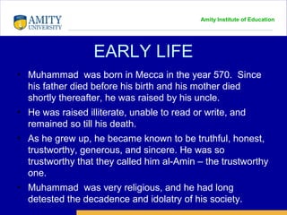 Prophet muhammad | PPT