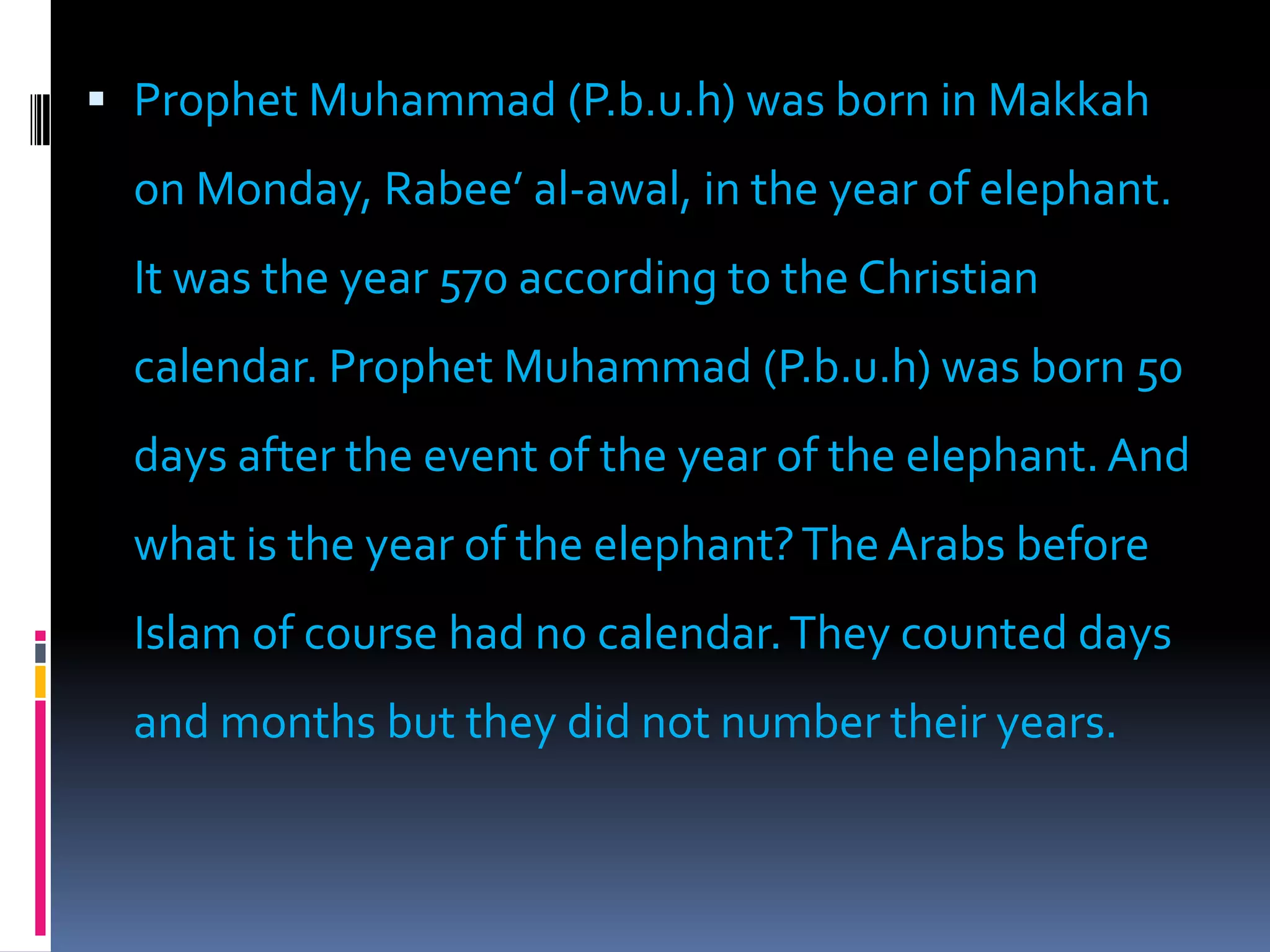Prophet muhammad (P.b.u.h) | PPT